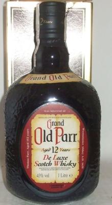 Grand Old Parr 12yo De Luxe Scotch Whisky 43% 1000ml - Spirit Radar