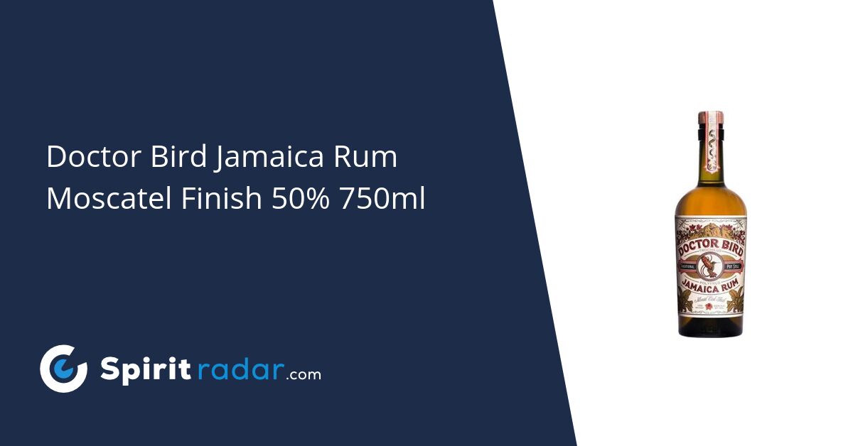 Doctor Bird Jamaica Rum Moscatel Finish 50% 750ml - Spirit Radar