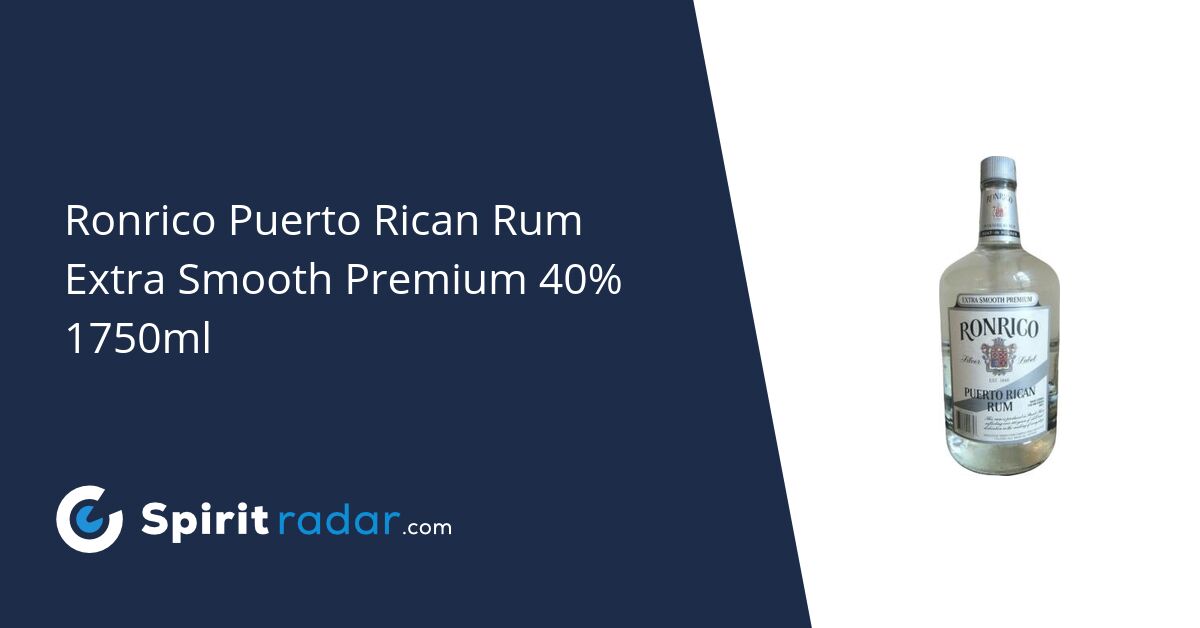 Ronrico Puerto Rican Rum Extra Smooth Premium 40% 1750ml - Spirit Radar