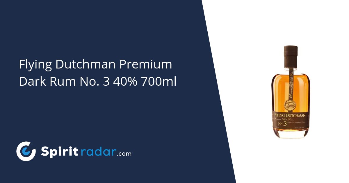 Flying Dutchman Premium Dark Rum No. 3 40% 700ml - Spirit Radar