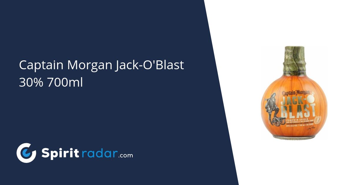 Captain Morgan Jack-O'Blast 30% 700ml - Spirit Radar