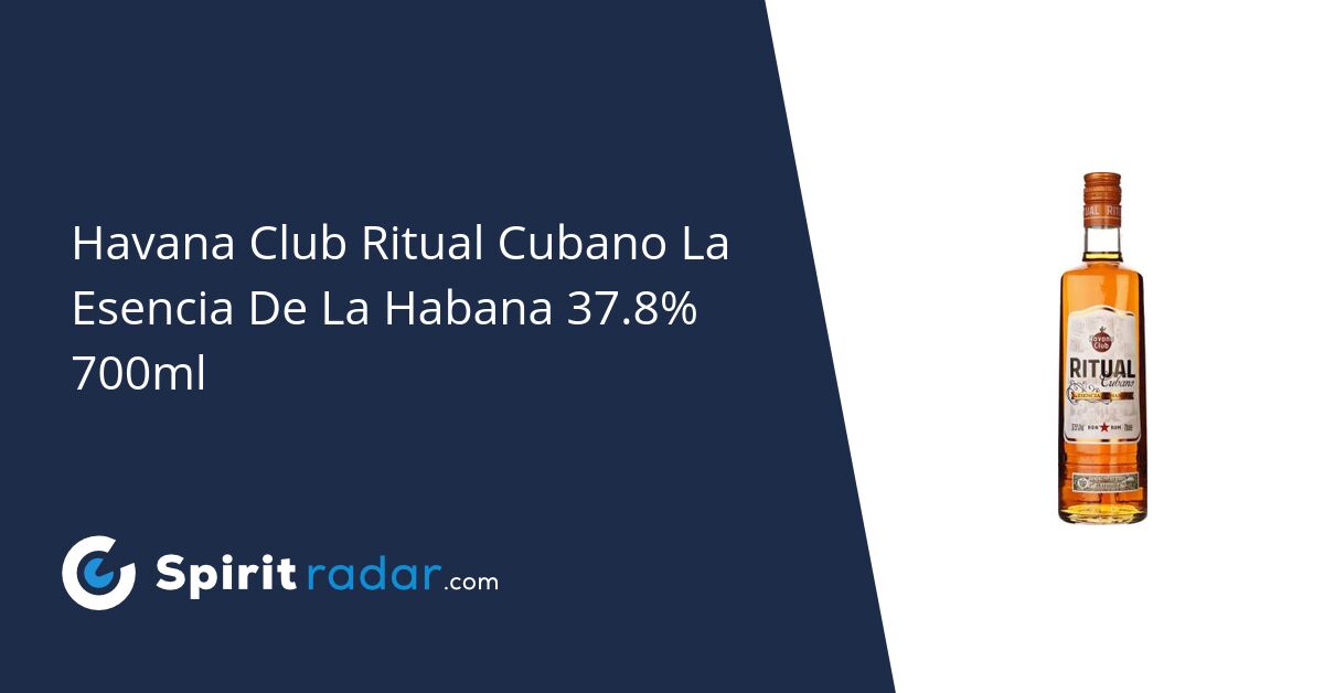 Havana Club Ritual Cubano La Esencia De La Habana 37.8% 700ml - Spirit ...