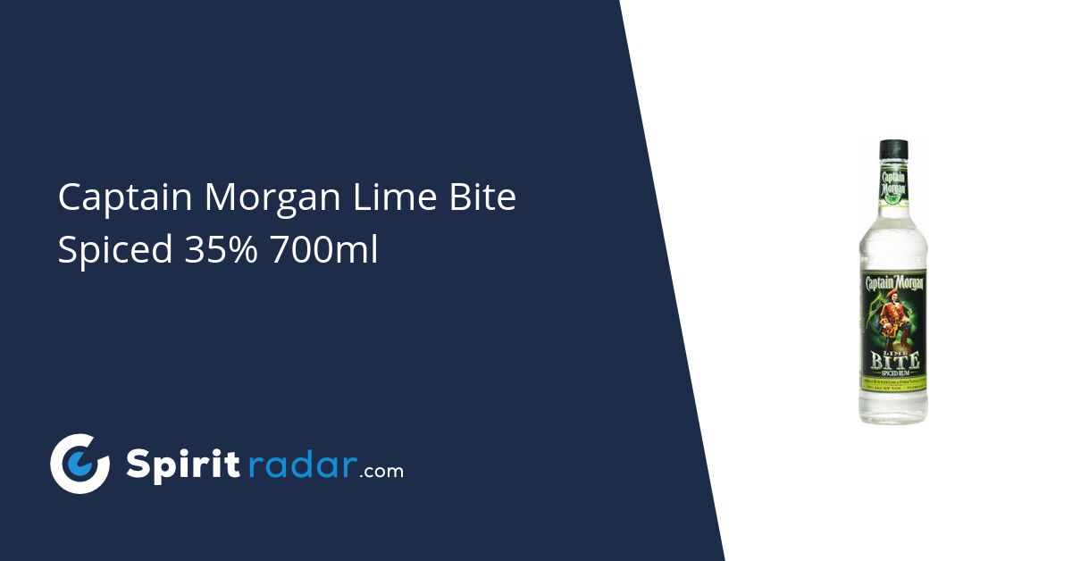 Captain Morgan Lime Bite Spiced 35% 700ml - Spirit Radar