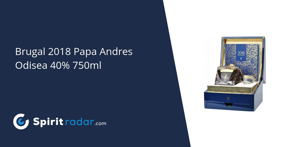 Brugal 2018 Papa Andres Odisea 40% 750ml - Spirit Radar