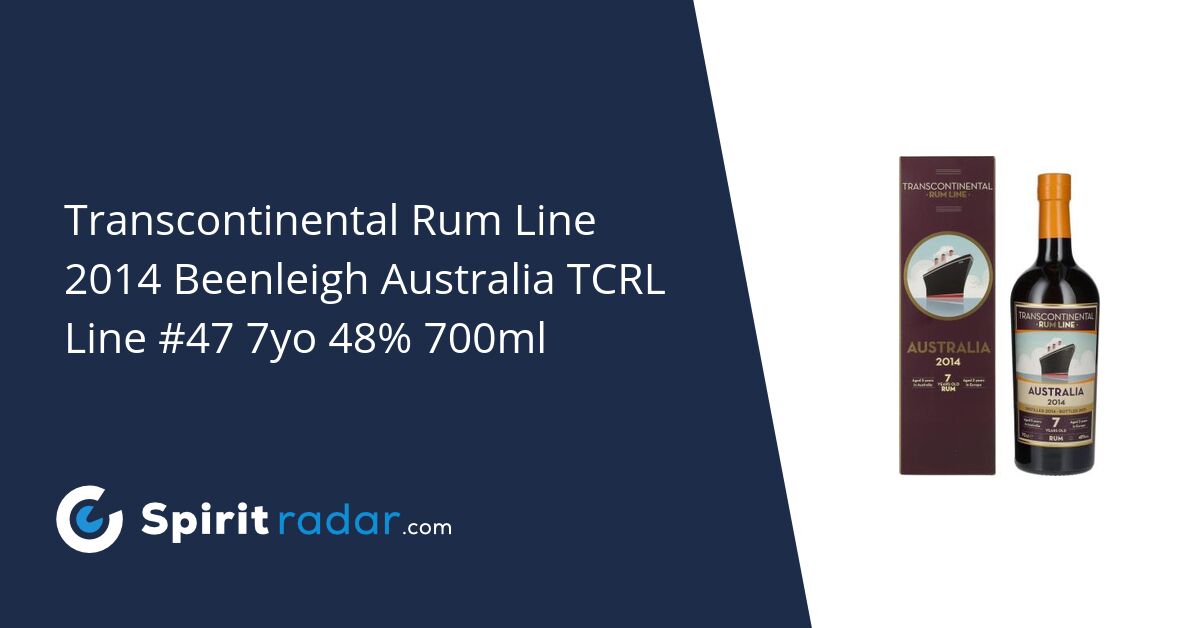 Transcontinental Rum Line 2014 Beenleigh Australia TCRL Line #47 7yo 48 ...