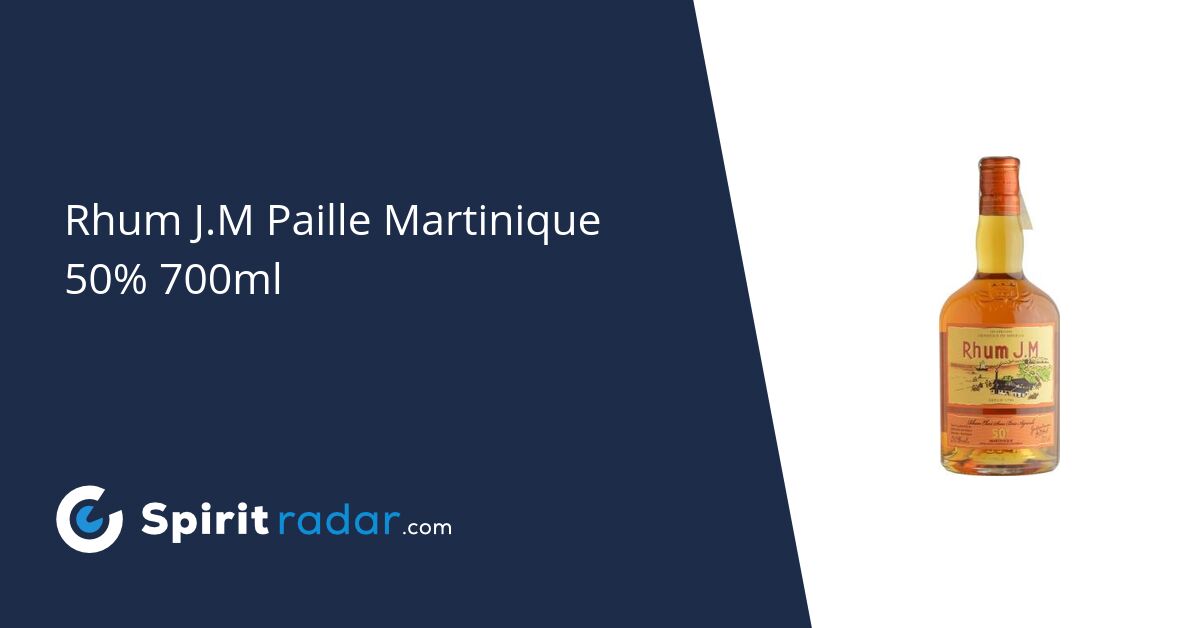 Rhum J.M Paille Martinique 50% 700ml - Spirit Radar