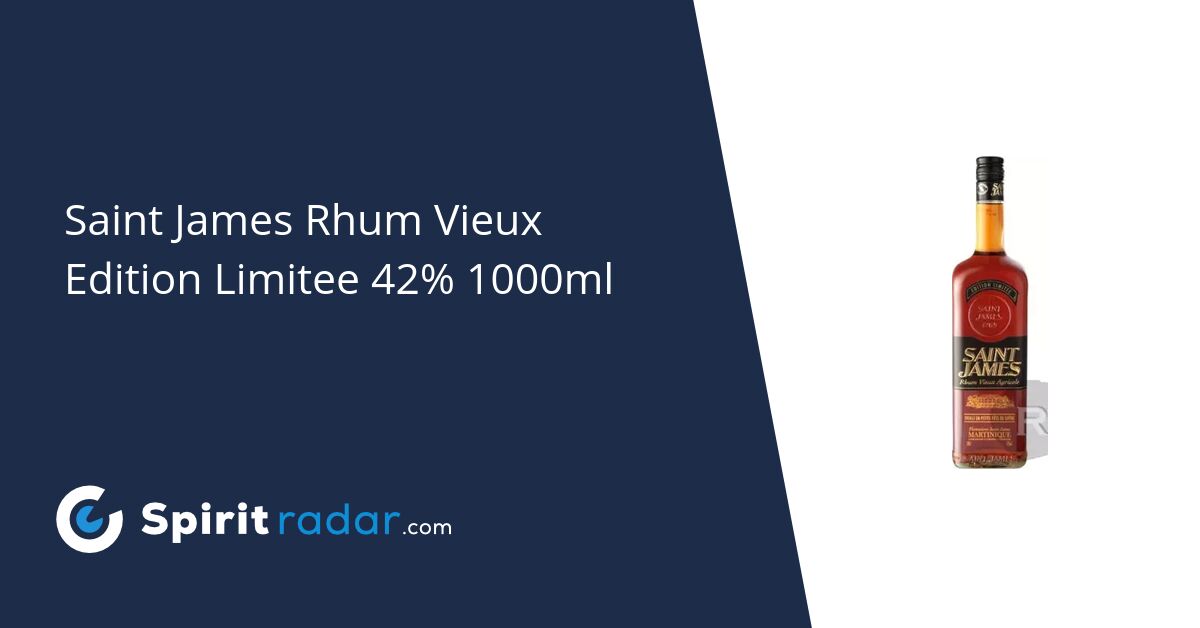 Saint James Rhum Vieux Edition Limitee 42% 1000ml - Spirit Radar