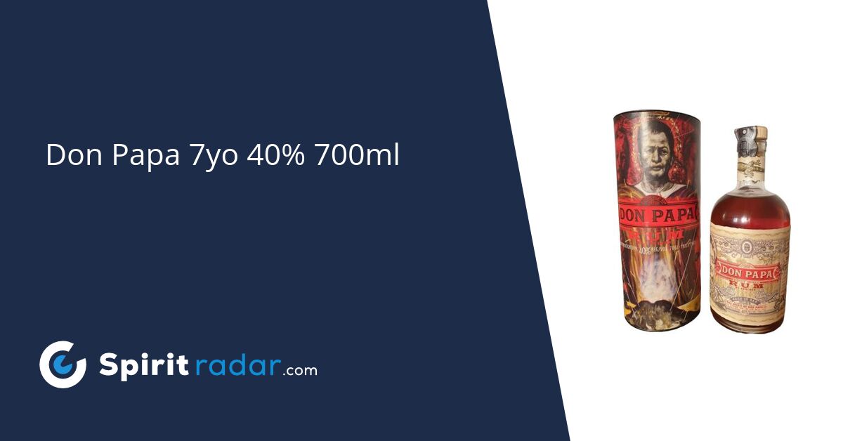 Don Papa Landscape of Papa Isio 7yo 40% 700ml - Spirit Radar