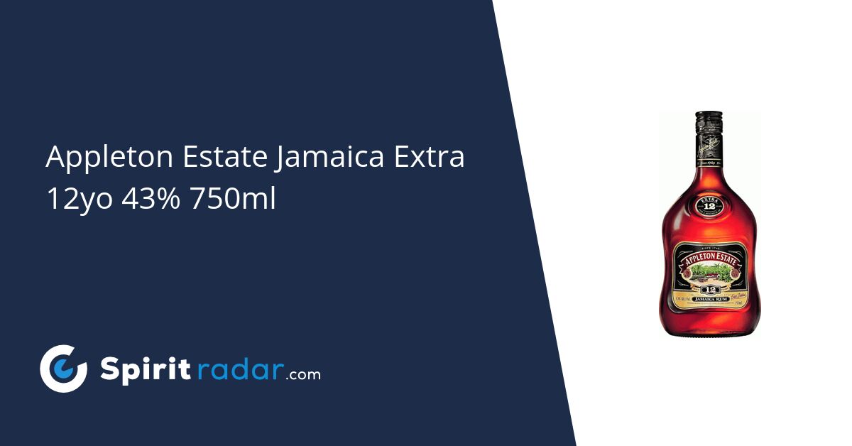 Appleton Estate Jamaica Extra 12yo 43% 750ml - Spirit Radar