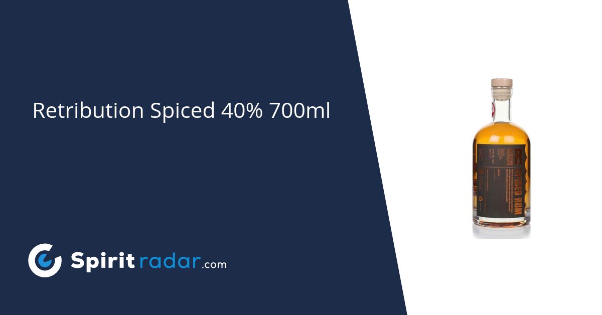 Retribution Spiced 40% 700ml - Spirit Radar