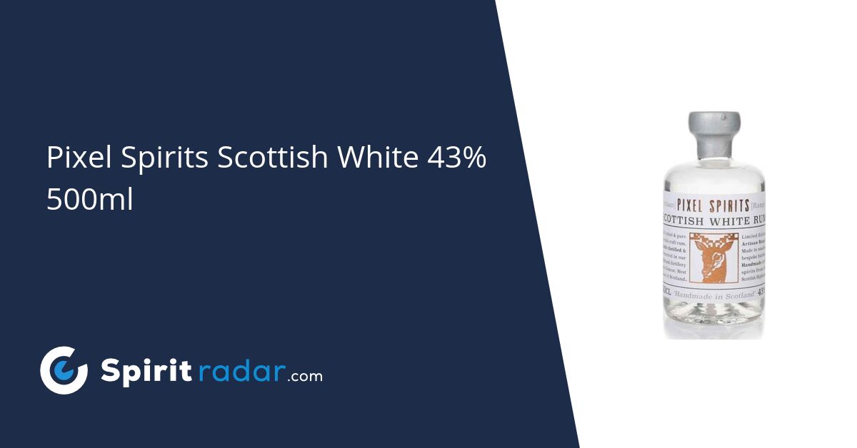 Pixel Spirits Scottish White 43% 500ml - Spirit Radar