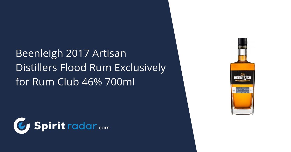 Beenleigh 2017 Artisan Distillers Flood Rum Exclusively for Rum Club 46% 700ml - Spirit Radar