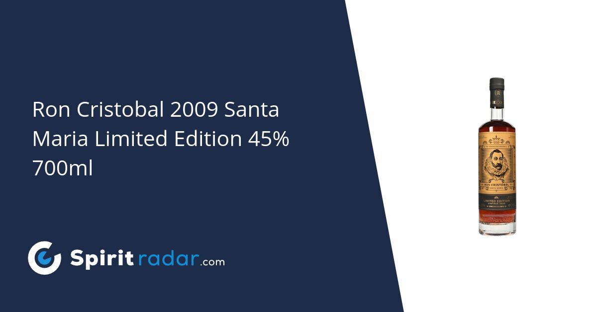 Ron Cristobal 2009 Santa Maria Limited Edition 45% 700ml - Spirit Radar