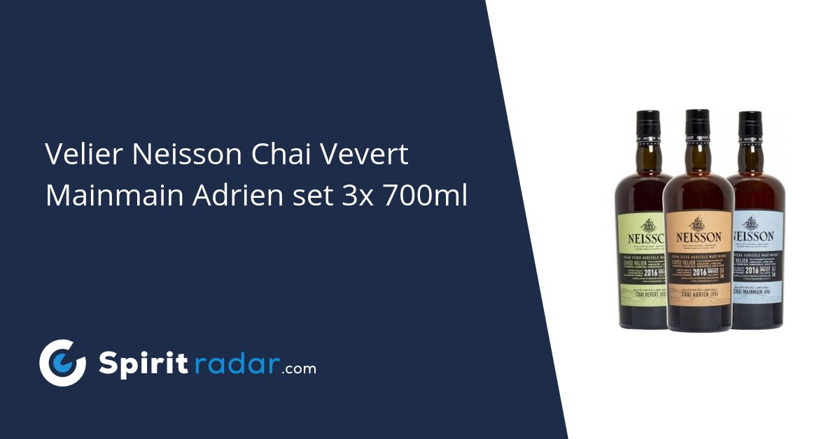 Velier Neisson Chai Vevert Mainmain Adrien SET 3x 700ml - Spirit Radar