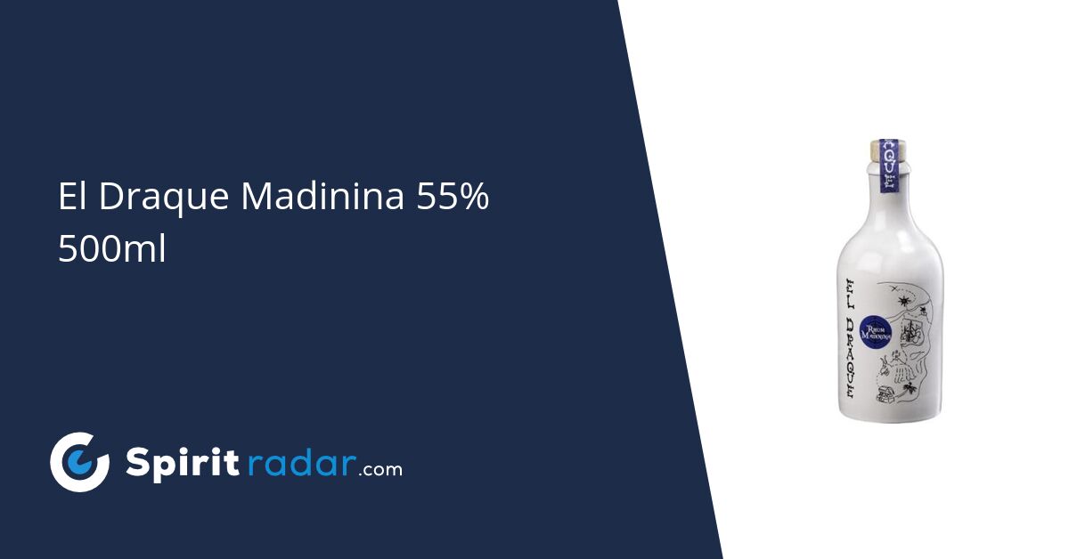 El Draque Madinina 55% 500ml - Spirit Radar