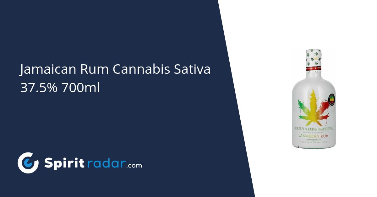 Jamaican Rum Cannabis Sativa 37.5% 700ml - Spirit Radar