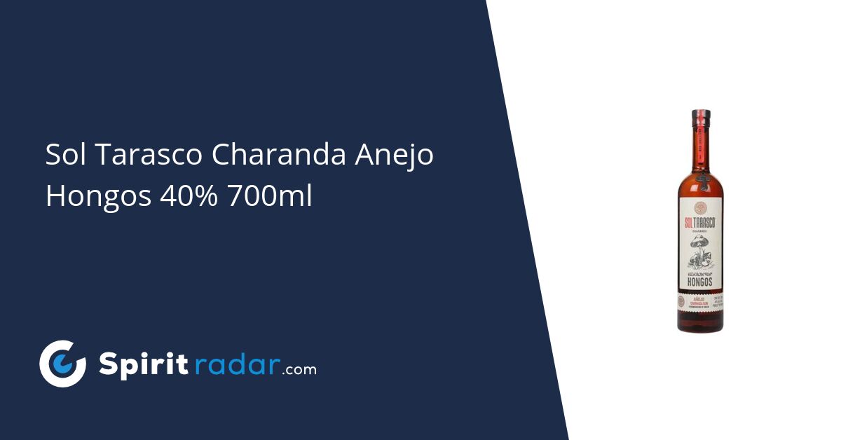 Sol Tarasco Charanda Anejo Hongos 40% 700ml - Spirit Radar