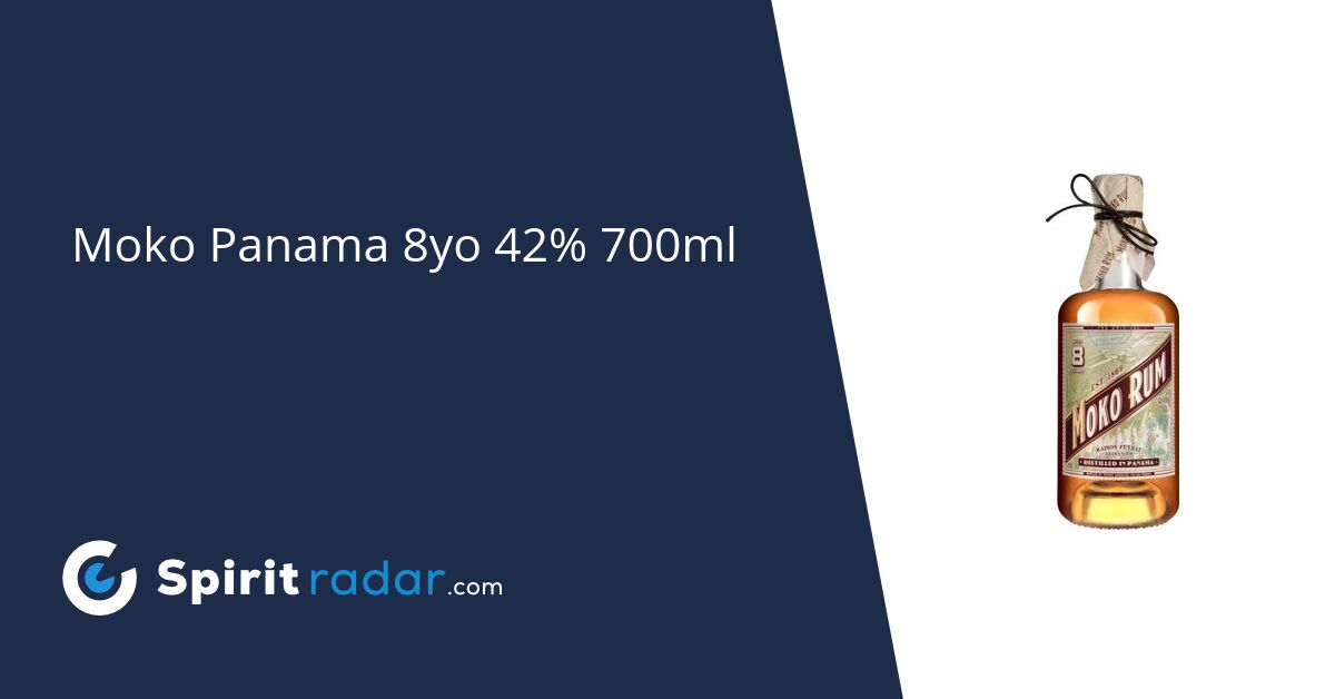 Moko Panama 8yo 42% 700ml - Spirit Radar