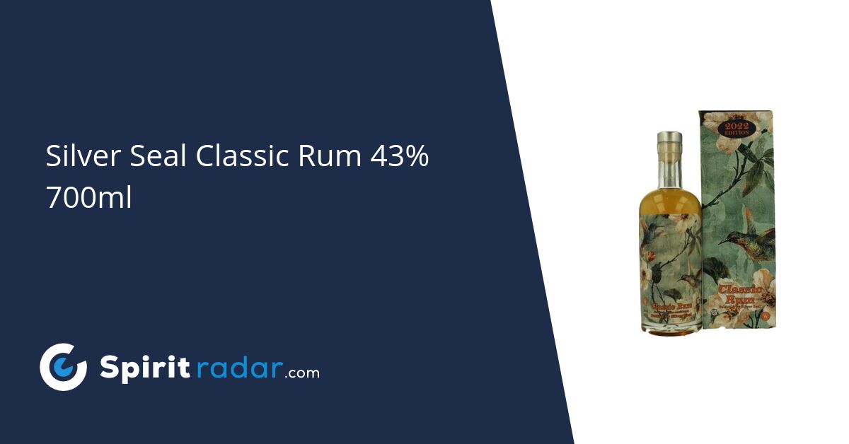 Silver Seal Classic Rum 43% 700ml - Spirit Radar