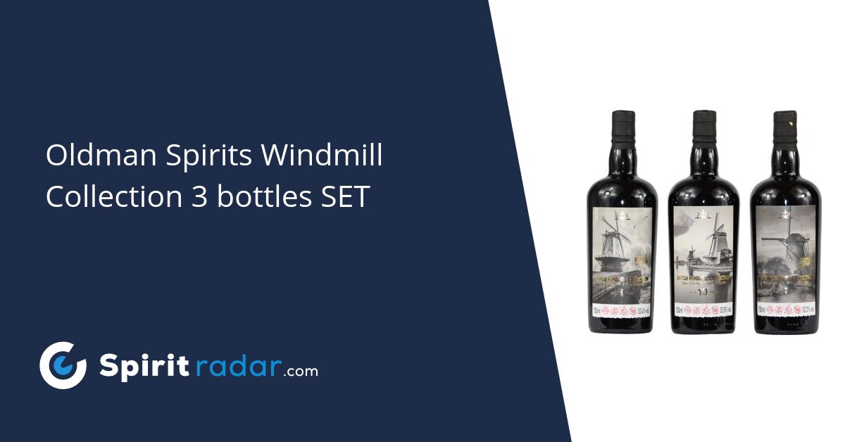 Oldman Spirits Windmill Collection 3 bottles SET - Spirit Radar