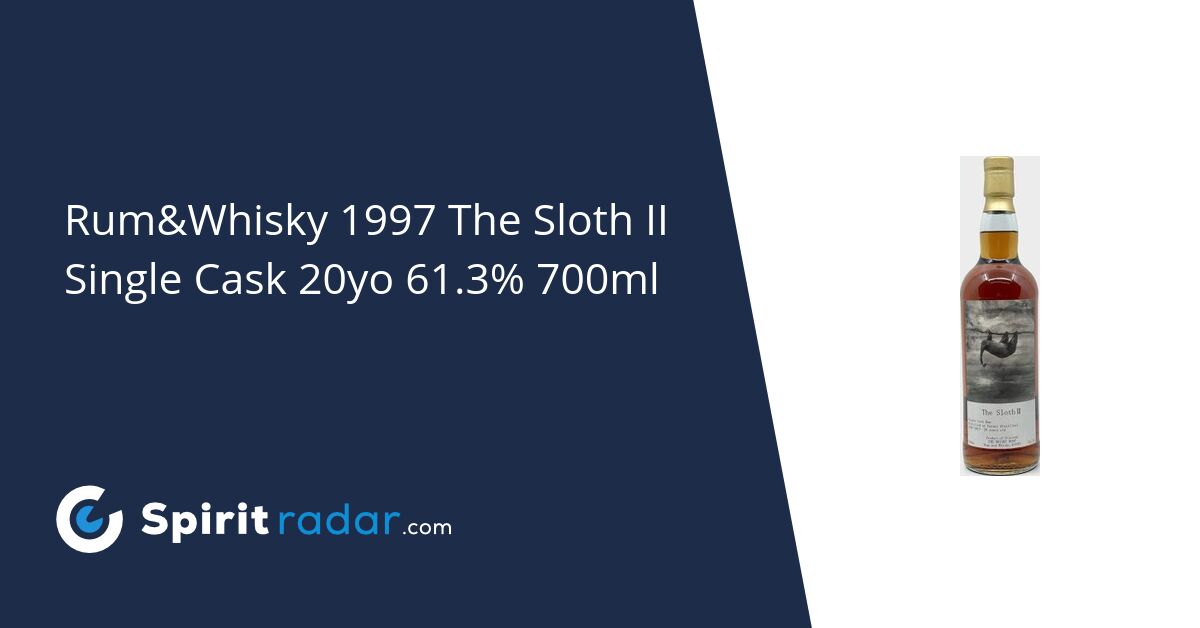 Rum&Whisky 1997 The Sloth II Single Cask 20yo 61.3% 700ml - Spirit Radar