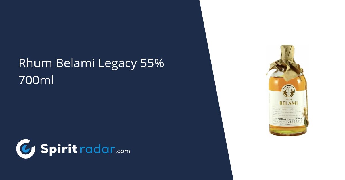 Rhum Belami Legacy 55% 700ml - Spirit Radar