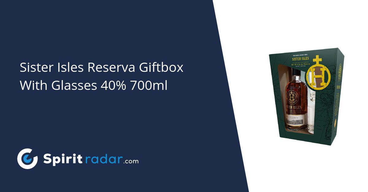 Sister Isles Reserva Giftbox With Glasses 40% 700ml - Spirit Radar