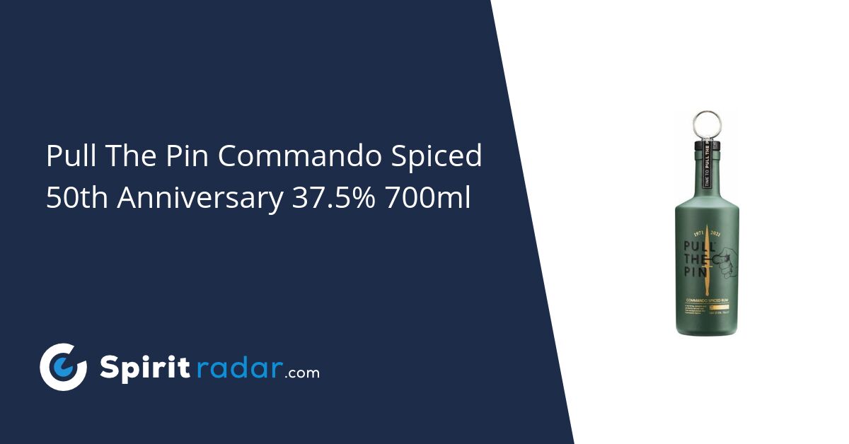 Pull The Pin Commando Spiced 50th Anniversary 37.5% 700ml - Spirit Radar