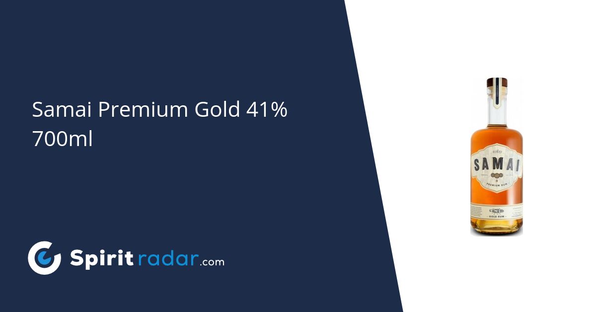 Samai Premium Gold 41% 700ml - Spirit Radar