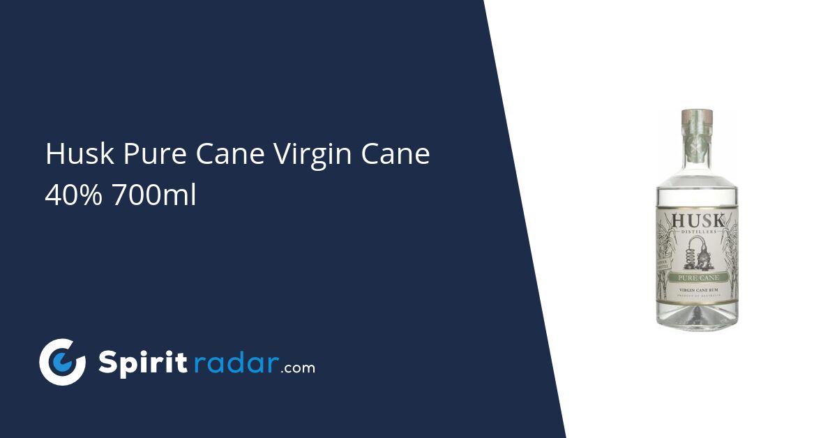 Husk Pure 2020 Cane Virgin Cane 40% 700ml - Spirit Radar