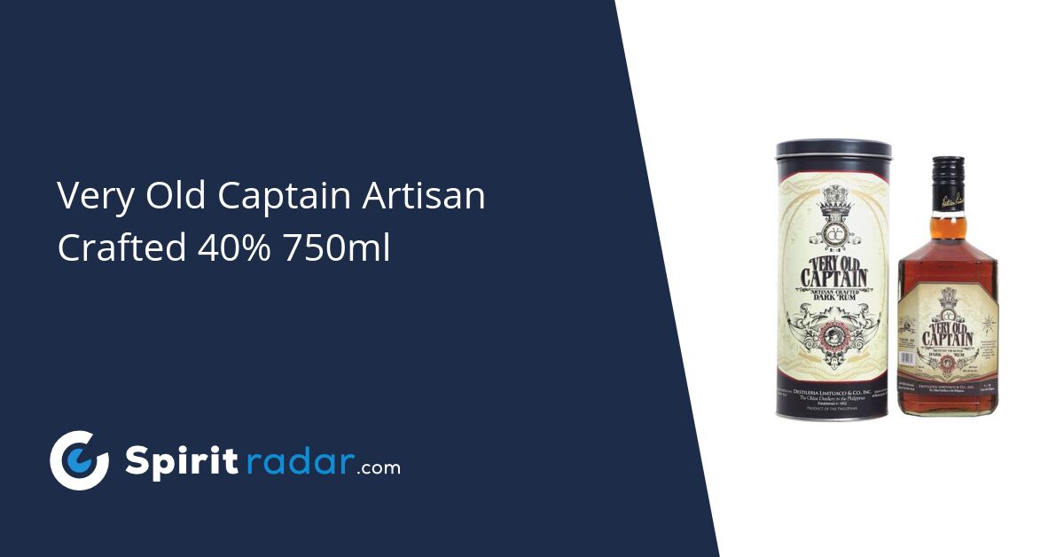 Very Old Captain Artisan Crafted 40% 750ml - Spirit Radar