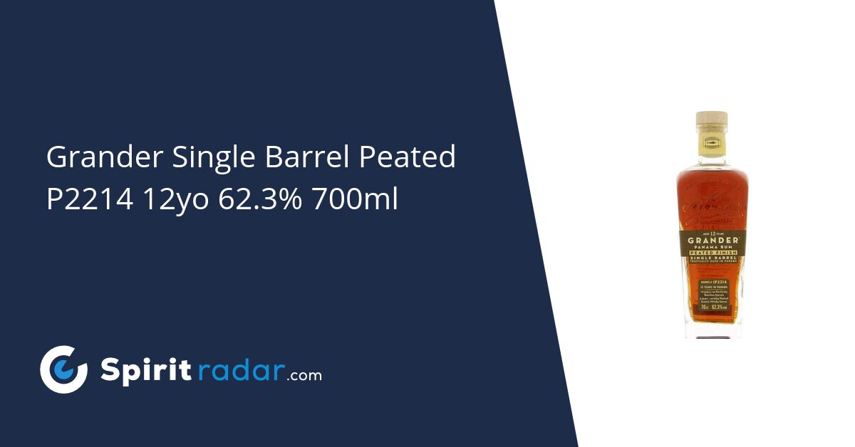 Grander Single Barrel Peated P2214 12yo 62.3% 700ml - Spirit Radar
