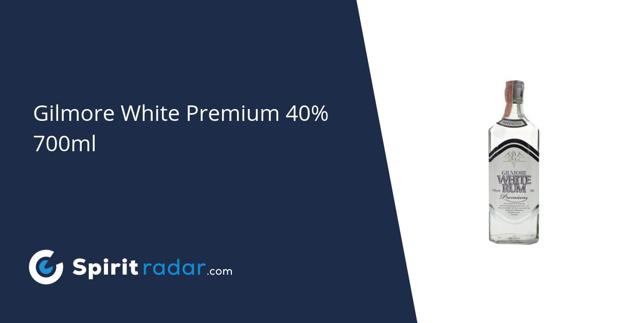 Gilmore White Premium 40% 700ml - Spirit Radar