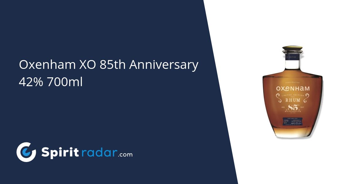 Oxenham XO 85th Anniversary 42% 700ml - Spirit Radar