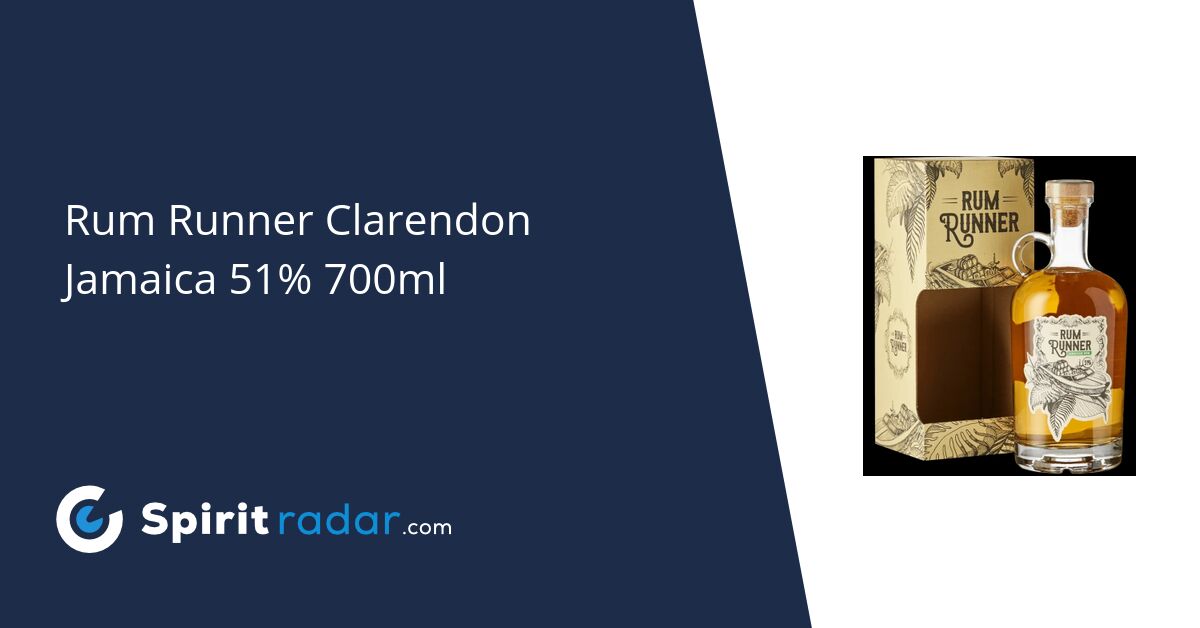 Rum Runner Clarendon Jamaica 51% 700ml - Spirit Radar