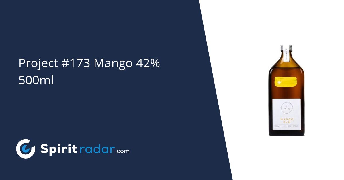 Project #173 Mango 42% 500ml - Spirit Radar