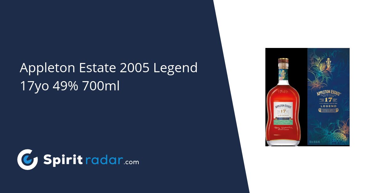 Appleton Estate 2005 Legend 17yo 49% 700ml - Spirit Radar