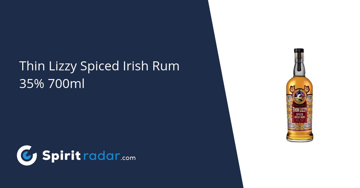 Thin Lizzy Spiced Irish Rum 35% 700ml - Spirit Radar