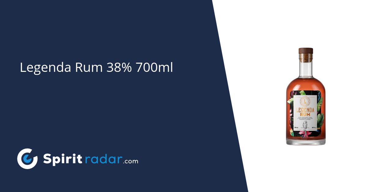 Legenda Rum 38% 700ml - Spirit Radar