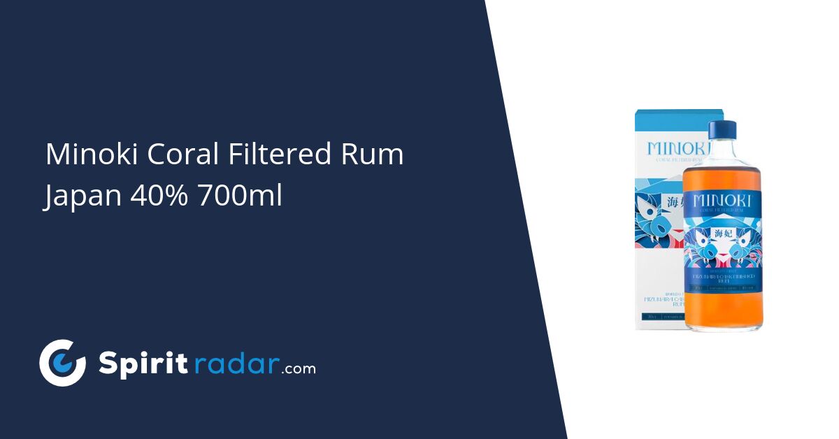 Minoki Coral Filtered Rum Japan 40% 700ml - Spirit Radar