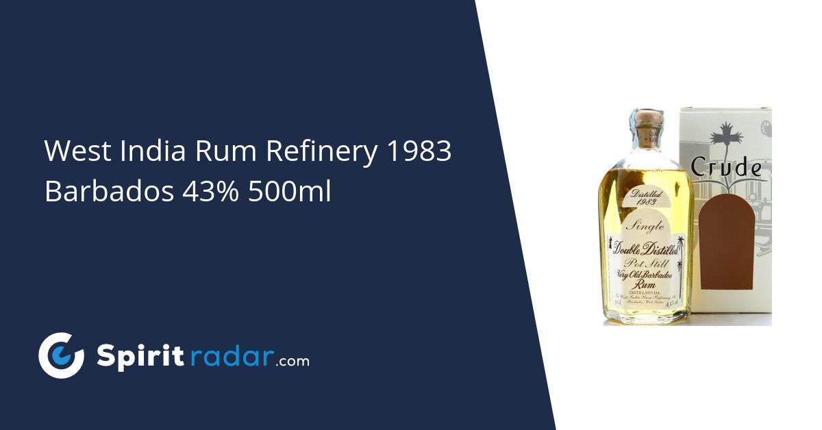 West India Rum Refinery 1983 Barbados 43% 500ml - Spirit Radar