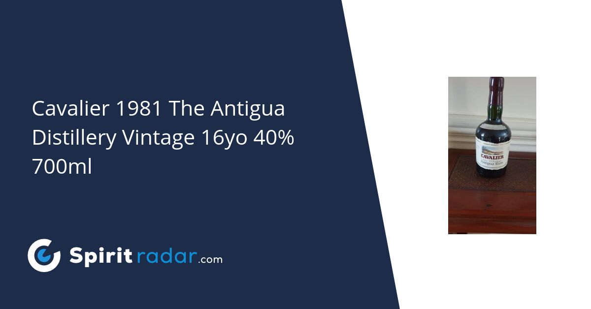Cavalier 1981 The Antigua Distillery Vintage 16yo 40% 700ml - Spirit Radar