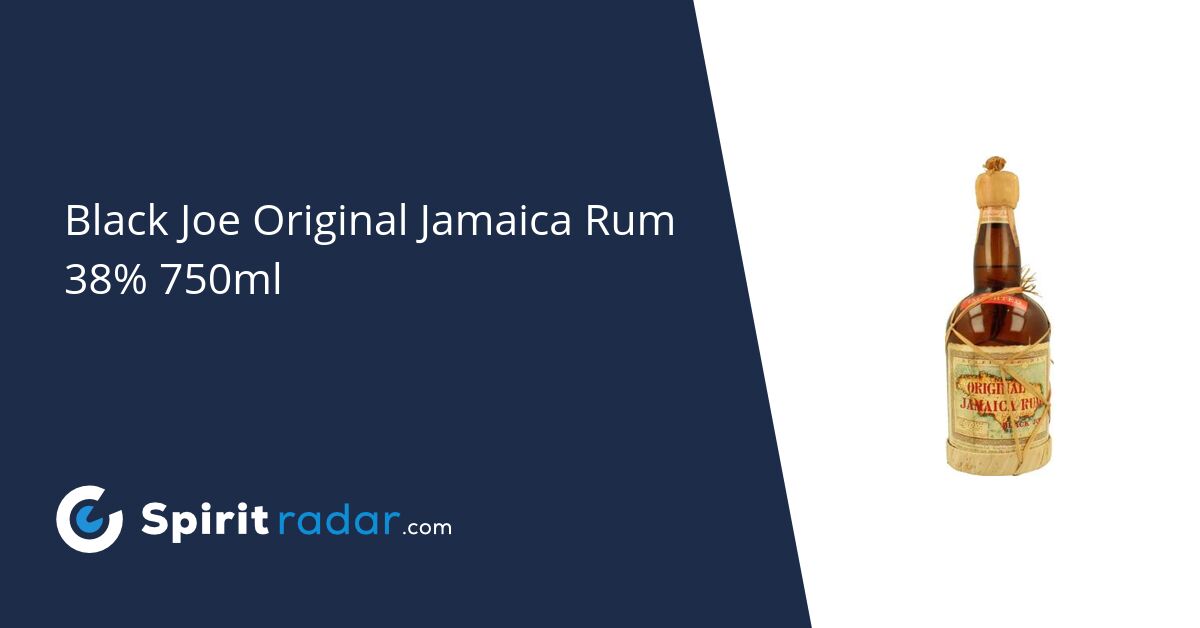 Black Joe Original Jamaica Rum 38% 750ml - Spirit Radar