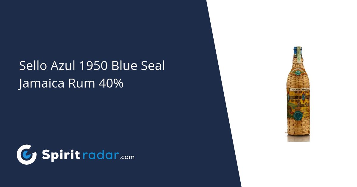 Sello Azul 1950 Blue Seal Jamaica Rum 40% - Spirit Radar