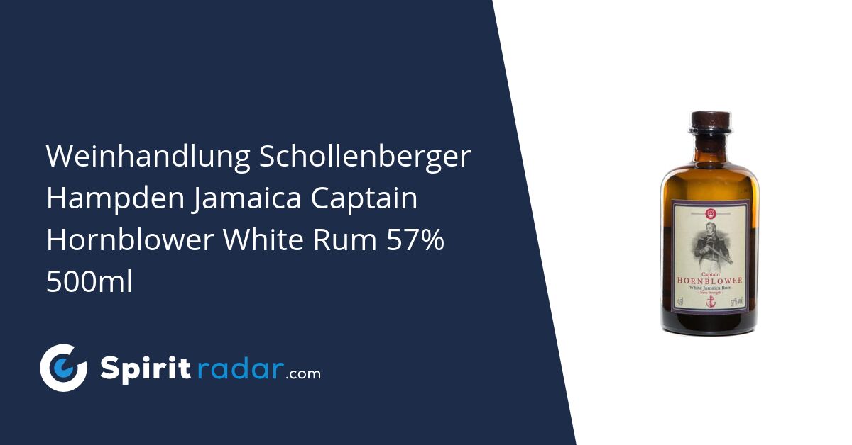 Weinhandlung Schollenberger Hampden Jamaica Captain Hornblower White ...