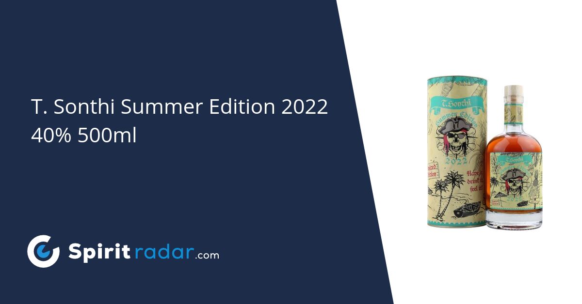 T. Sonthi Summer Edition 2022 40% 500ml - Spirit Radar