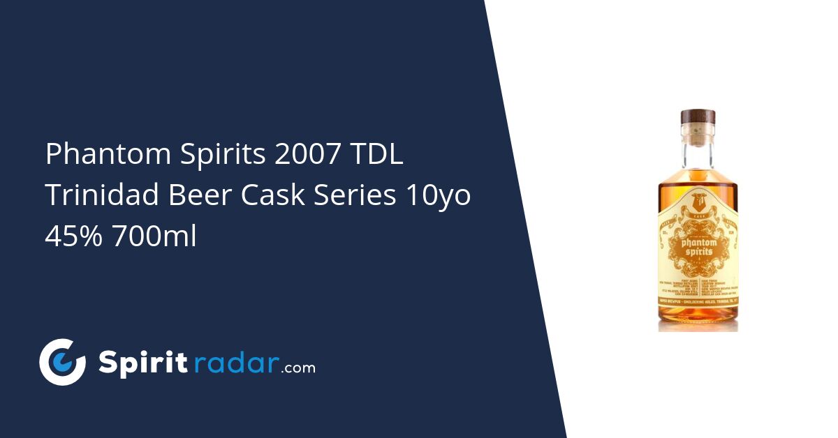 Phantom Spirits 2007 TDL Trinidad Beer Cask Series 10yo 45% 700ml ...