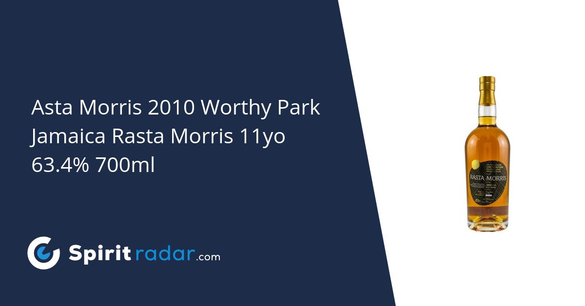 Asta Morris 2010 Worthy Park Jamaica Rasta Morris 11yo 63.4% 700ml - Spirit Radar