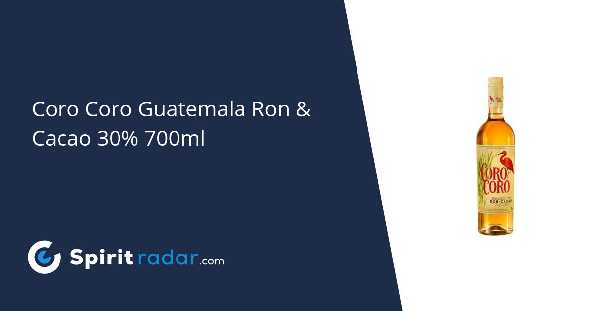 Coro Coro Guatemala Ron & Cacao 30% 700ml - Spirit Radar