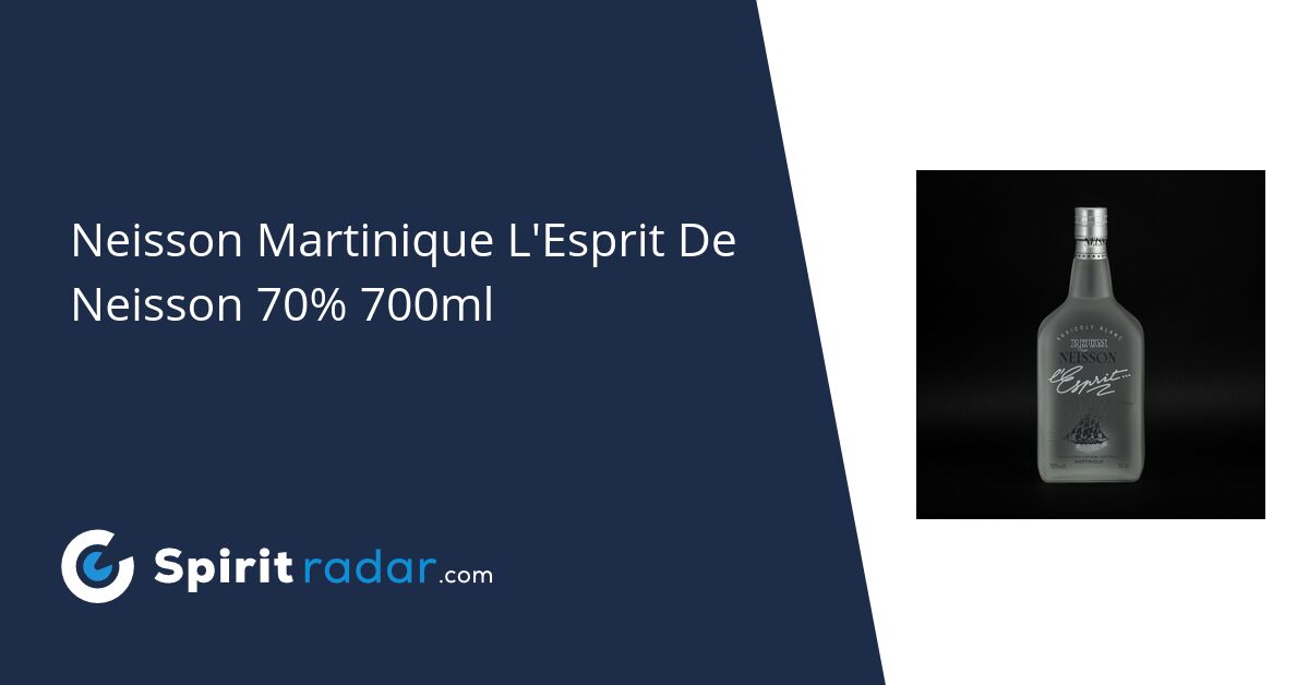 Neisson Martinique L'Esprit De Neisson 70% 700ml - Spirit Radar